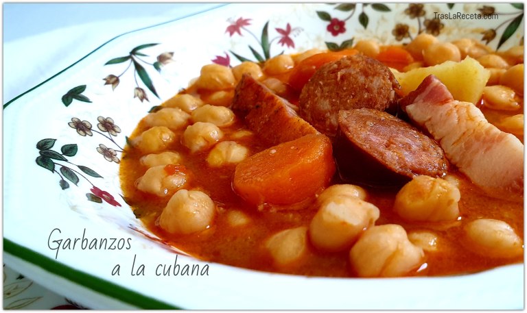 Potaje de garbanzos a la cubana | tras la receta